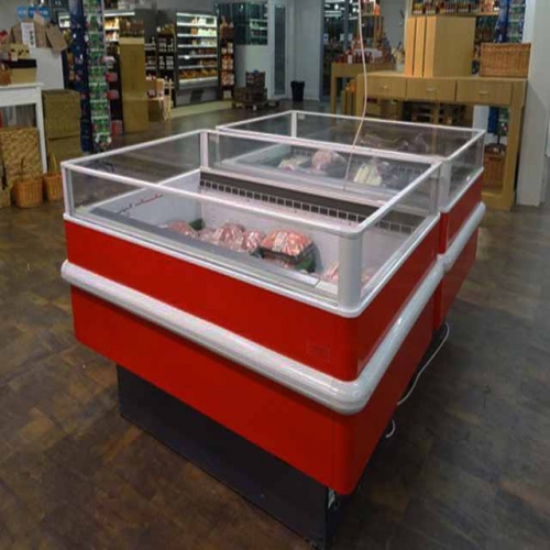 Supermarket Island Freezer Single Island Display Chiller Chest Display ...
