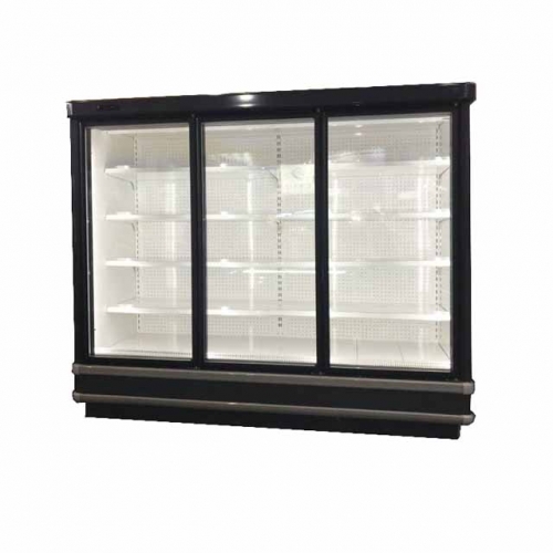 commercial beverage cooler glass door refrigerator display air cooling ...